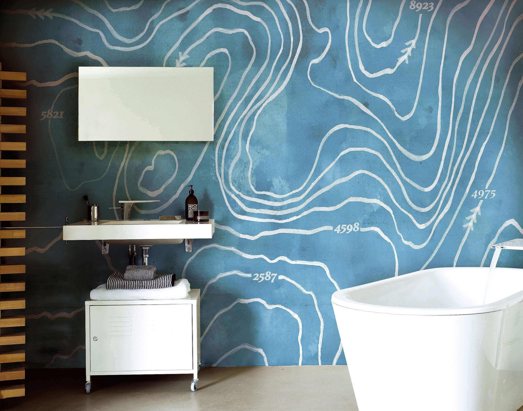 Wall&Decò Wet System 15 - Arctic Wind | Waterproof Wallpaper