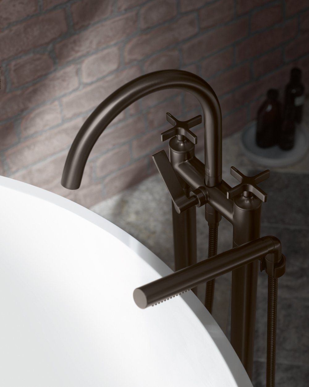 Vaia Dark Platinum Matt | Bathroom Inspiration