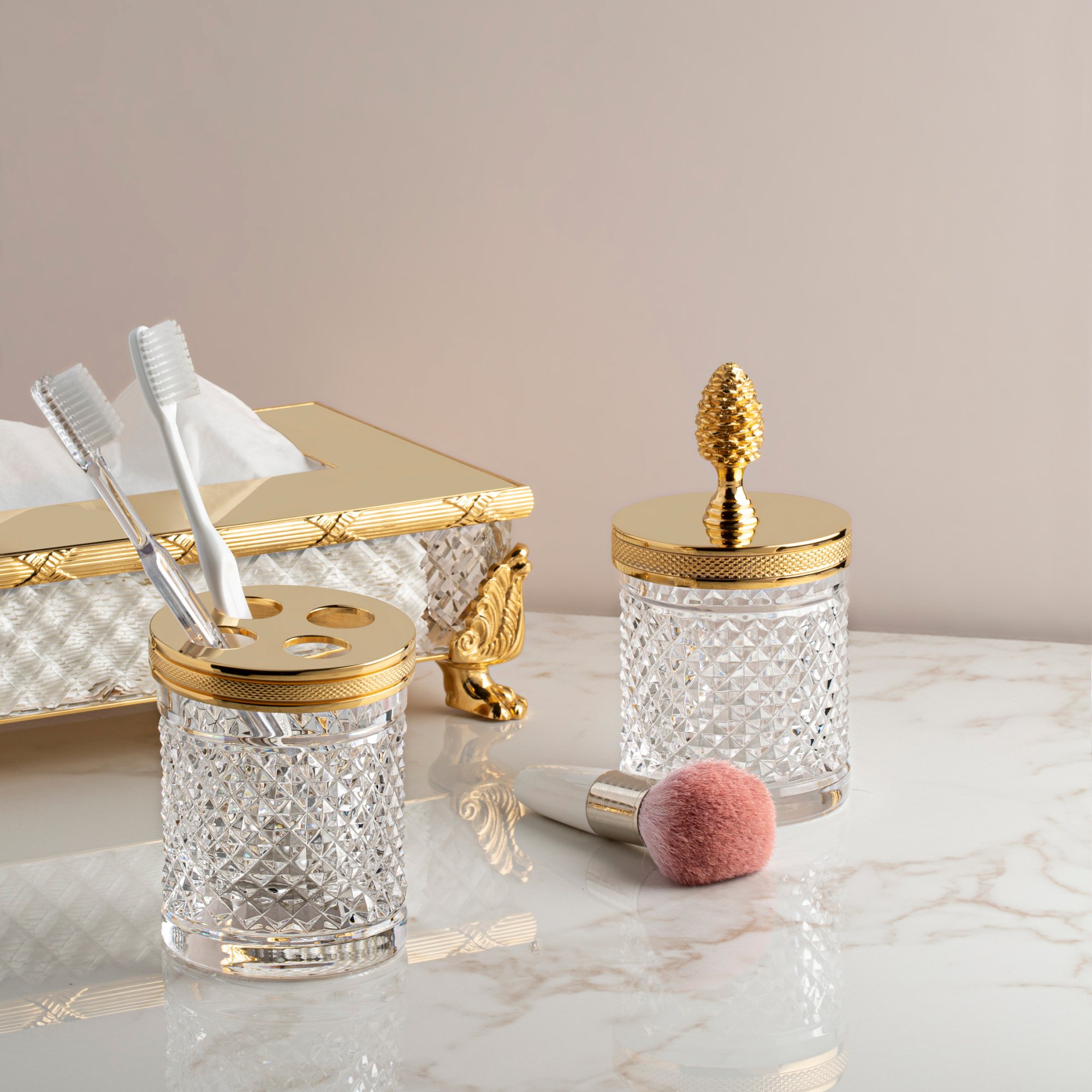 Cristal Taille Diamant Ciselé | Basin