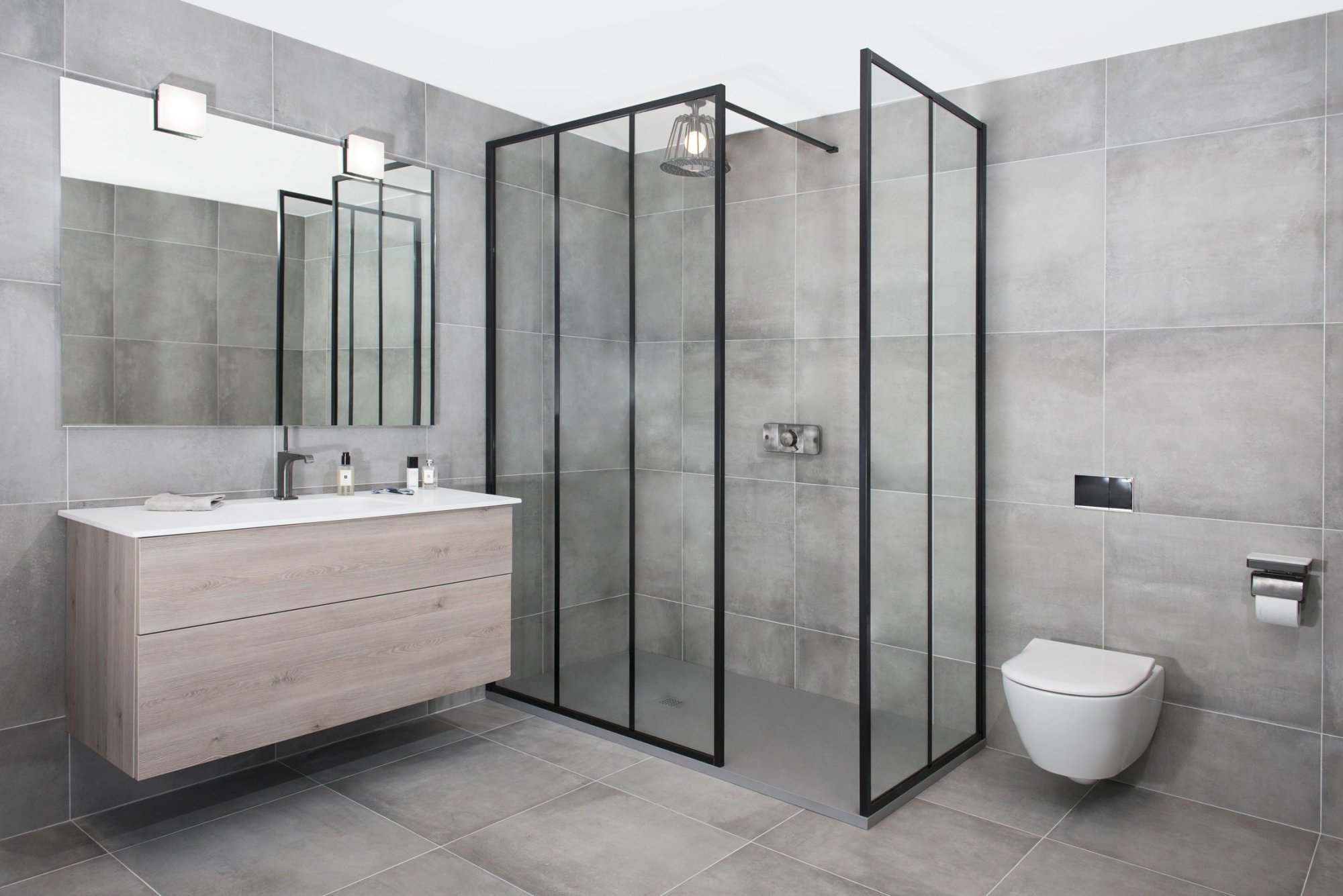 Industrial Linea Collection | Shower Enclosures, Wet Room Panels