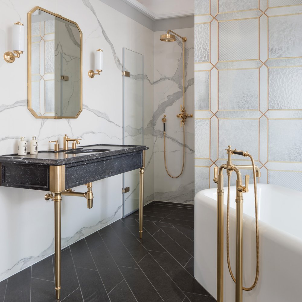 A Touch of Brass | Bathroom Inspiration