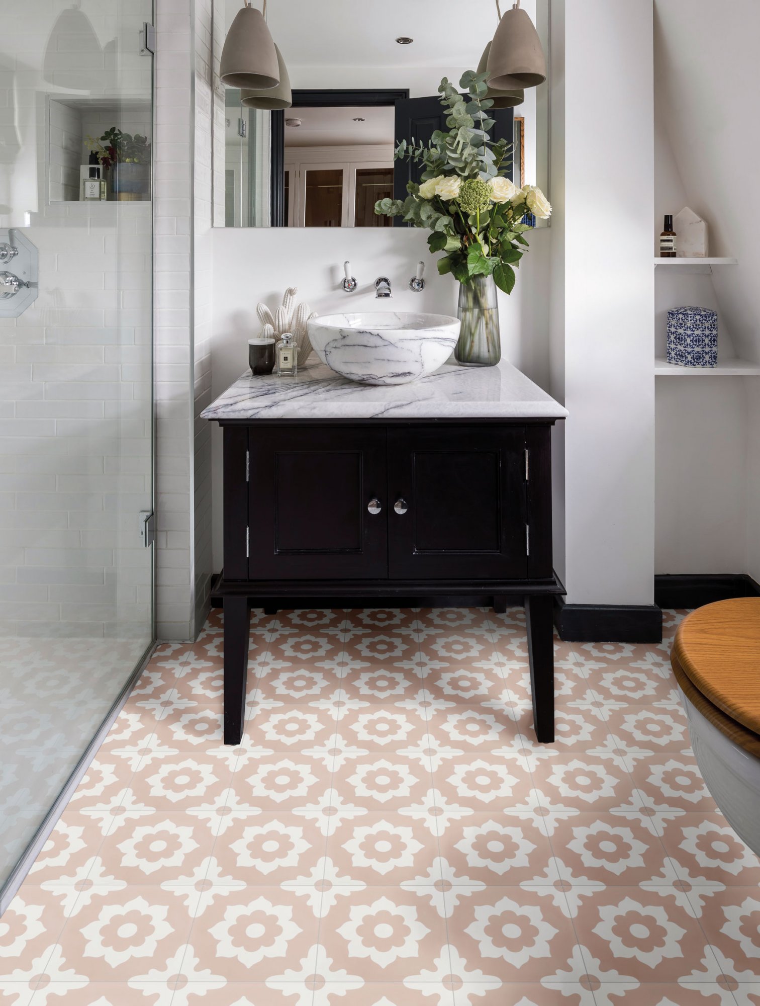 Floris Rose | Tiles and Wallpaper, Tiles | West One Bathrooms