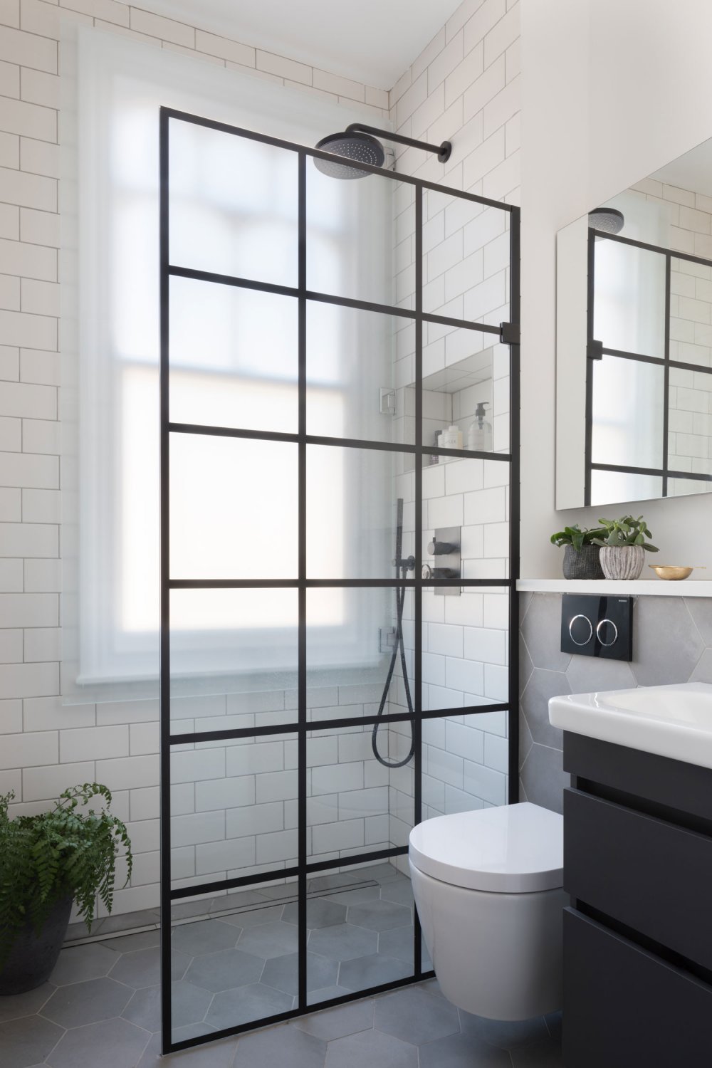 Industrial Compact Shower Room | West One Bathrooms Case Study