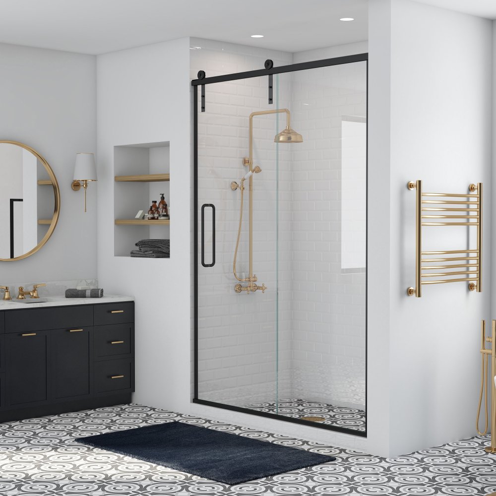 Liberty Fluted Glass Sliding Door | Shower Enclosures