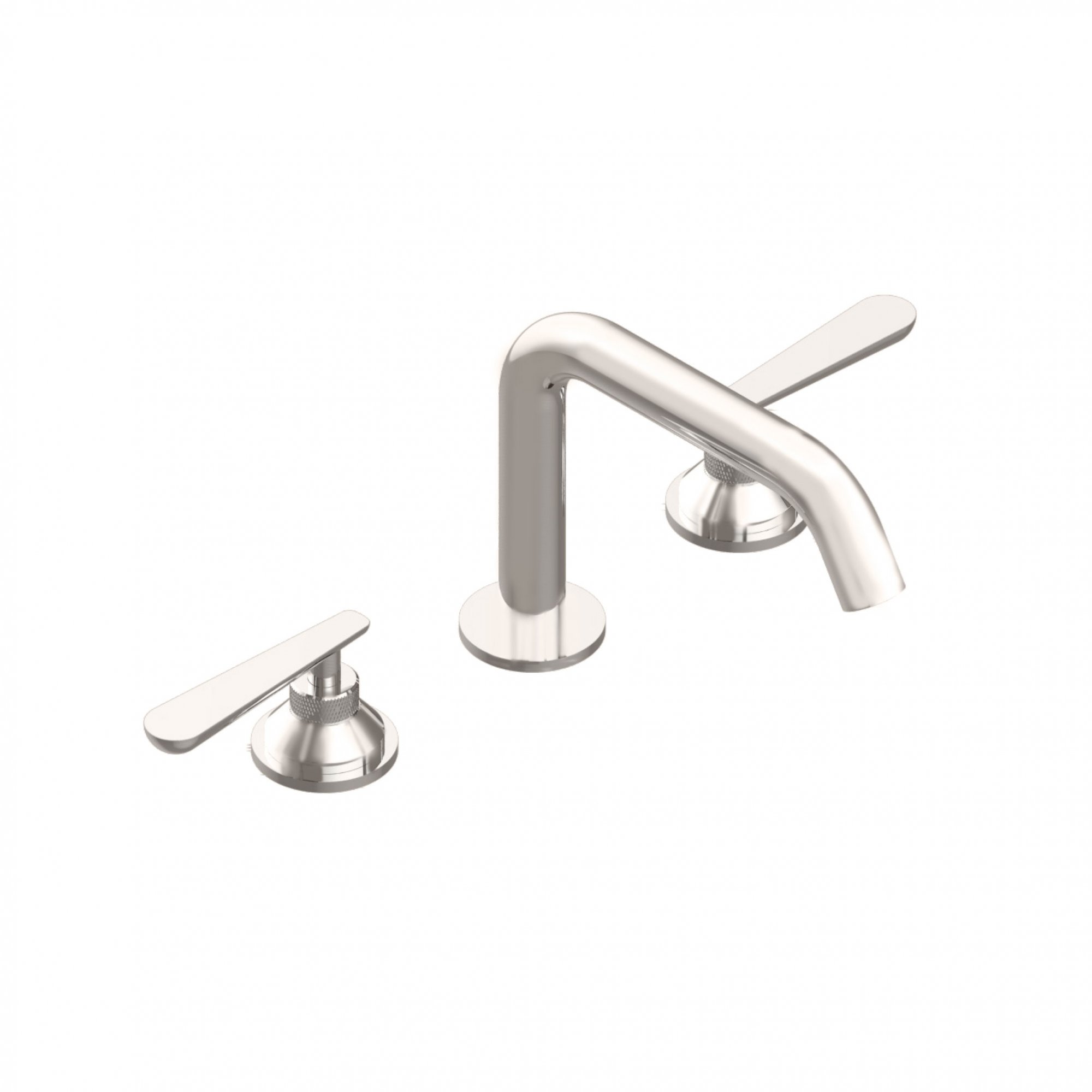 THG Dean 3-piece Basin Mixer in Matt Nickel | Brassware