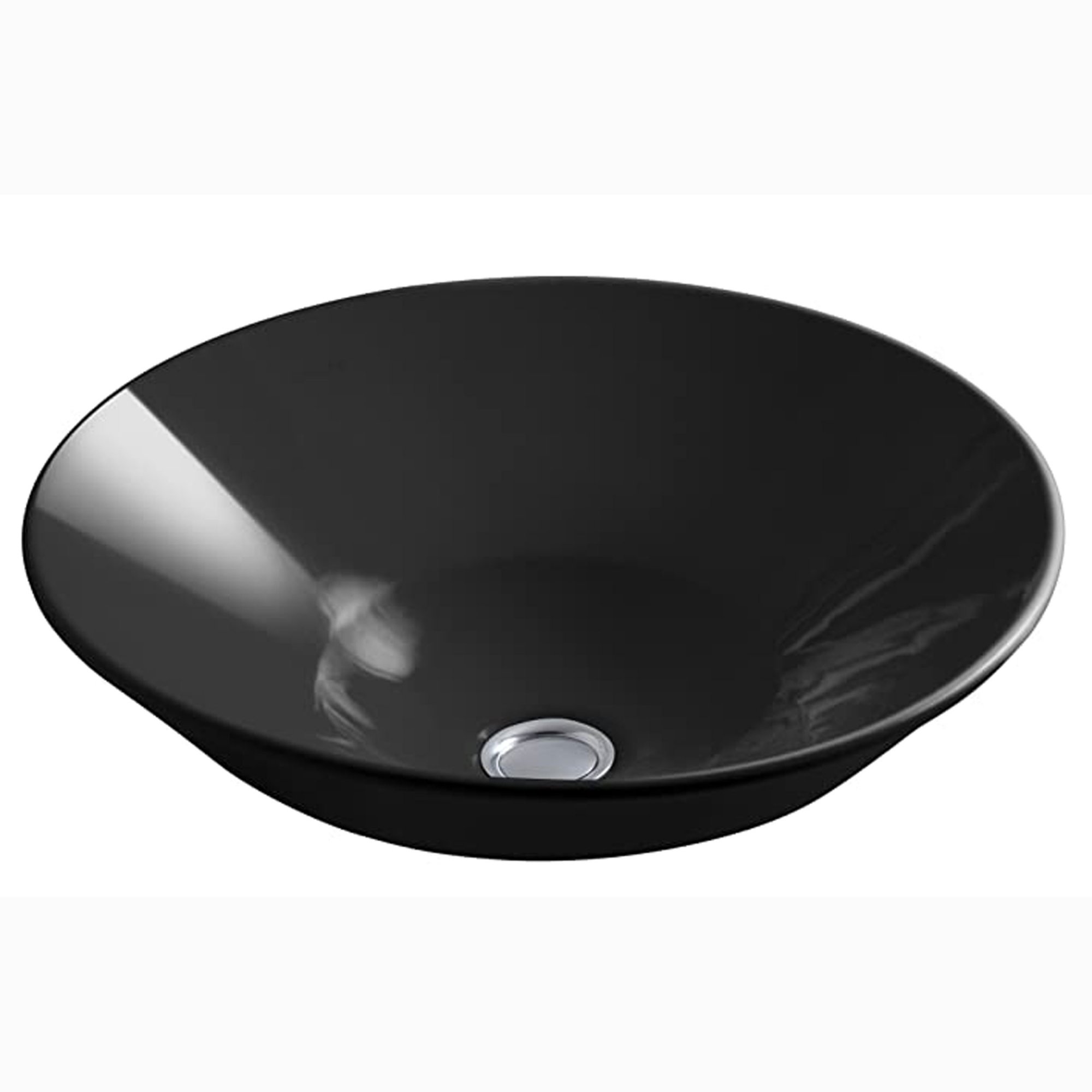 Kohler Conical Bell Surface Basin, Gloss Black | Basins