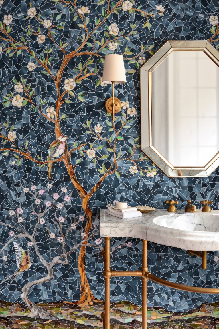 Statement Tiling & Wallpaper Inspiration | Bathroom Inspiration