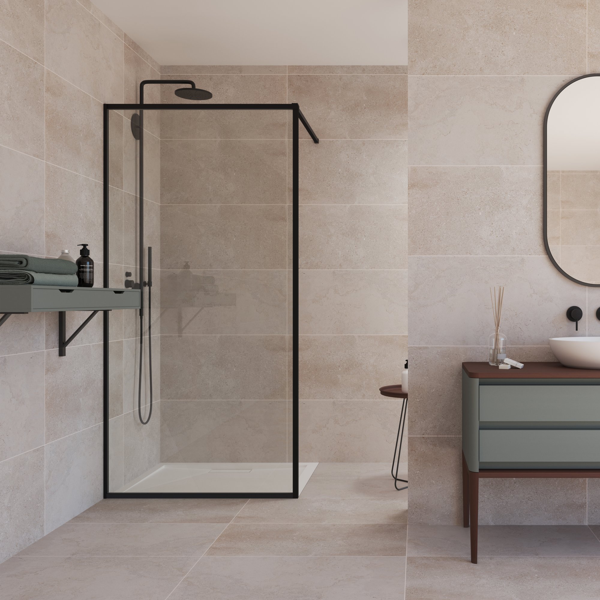 Portrait Fixed Panel Collection | Wet Room Panels