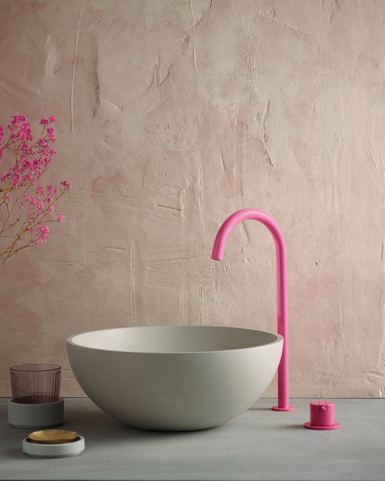 Coloured Brassware | Bathroom Inspiration