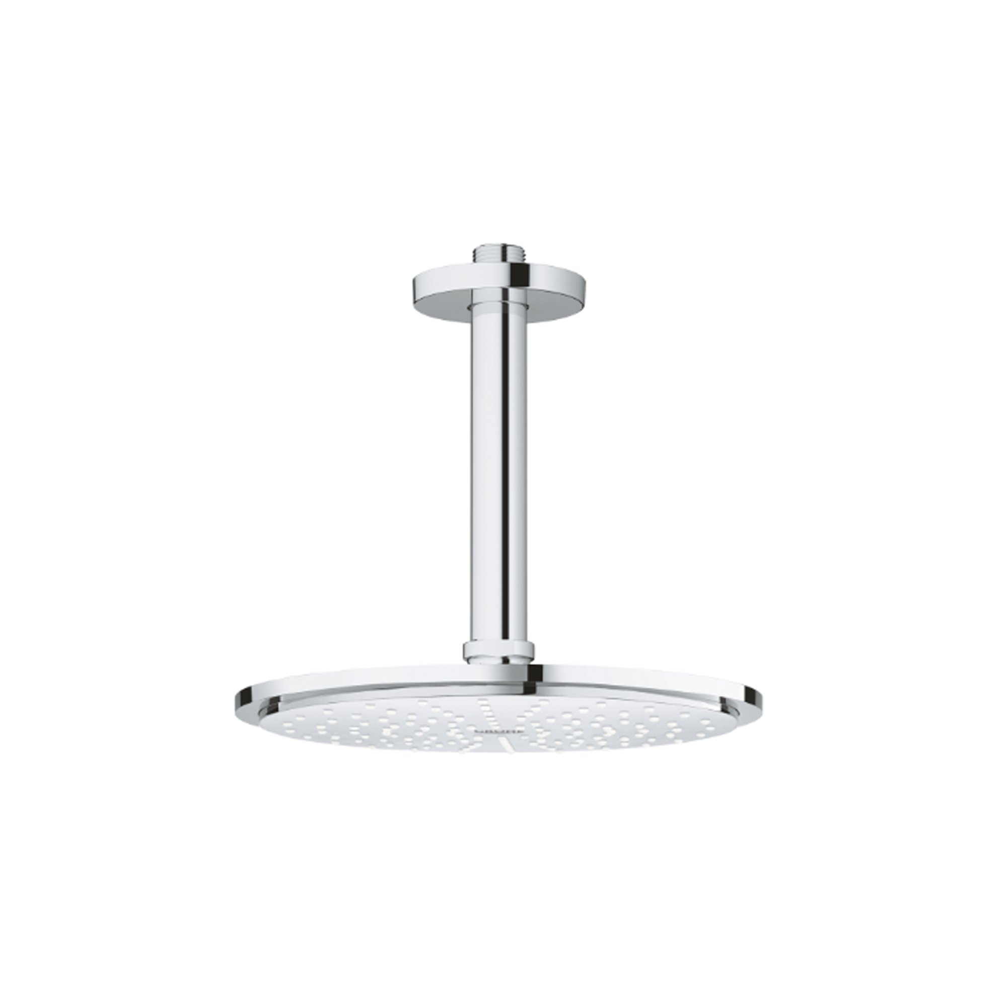 Grohe Rainshower Cosmopolitan 210 Shower Head with Ceiling Arm | Brassware