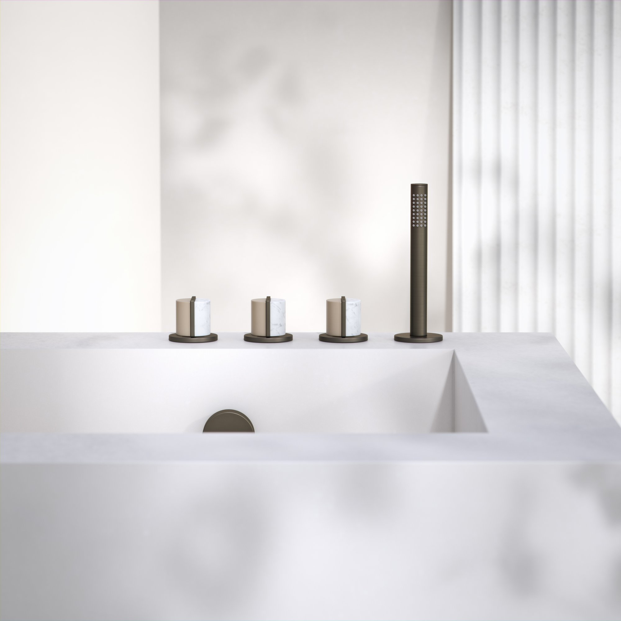 Macaron | Deck Mounted Bath Set | New In, Bath